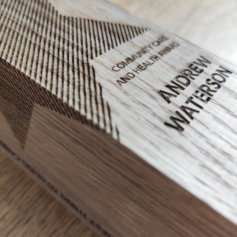 Eco-friendly Trophy Appreciation Award Recognition Wood - Etsy