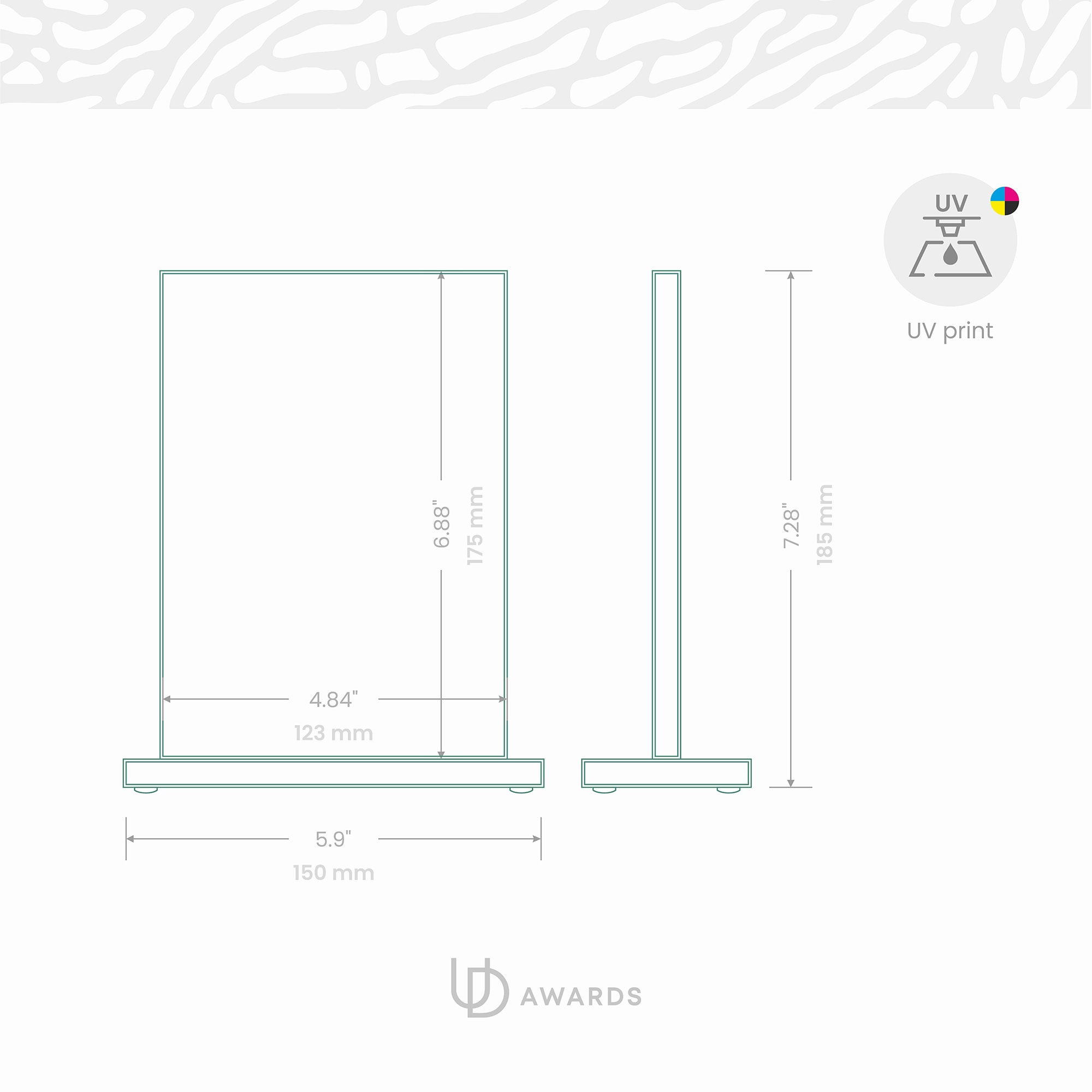 Glass Award for the Best Employee Business Partner or Player - Etsy