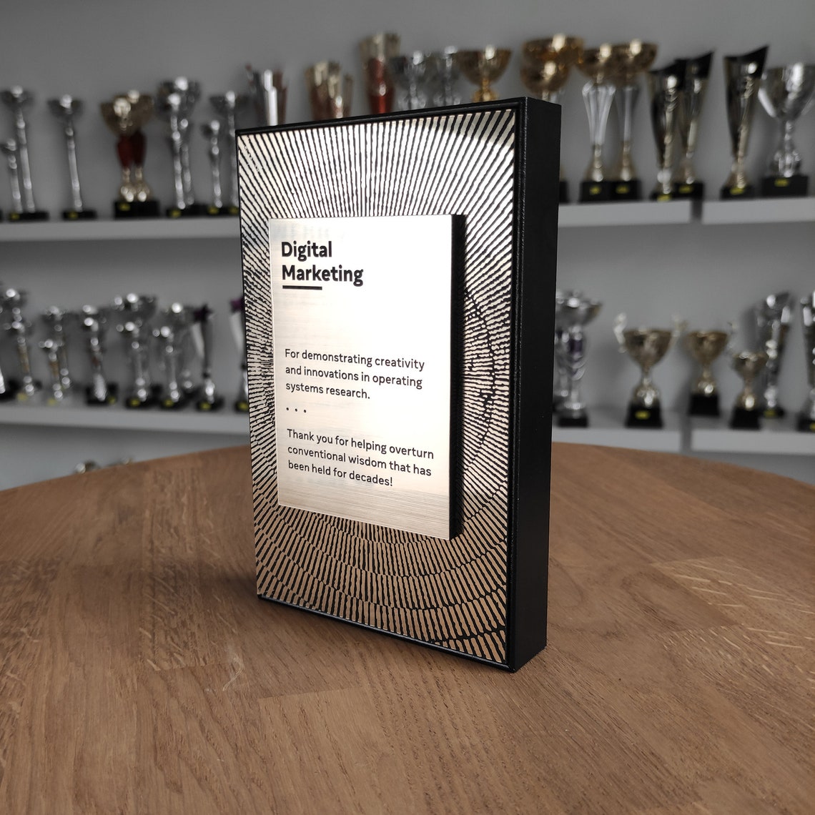 Customizable Recognition Plaque, Personalized Award for Business ...