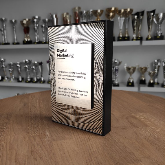 Customizable Recognition Plaque Personalized Award for - Etsy