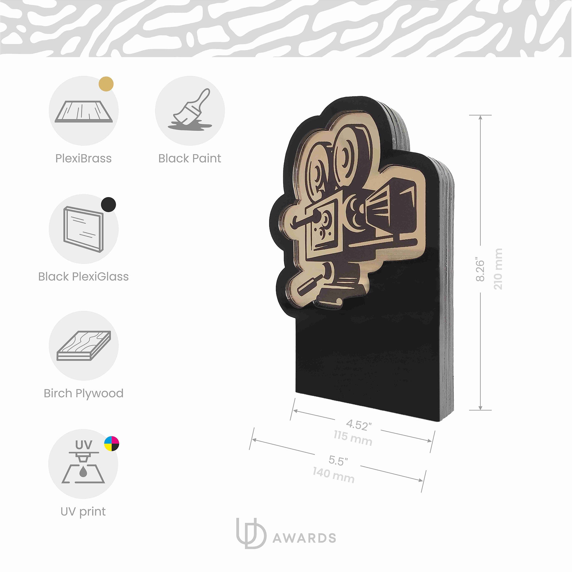 Personalized Recognition Award for Film Industry Modern - Etsy