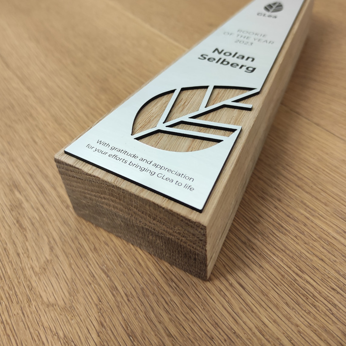 Solid Wood Trophy Achievement Prize Bespoke Recognition - Etsy