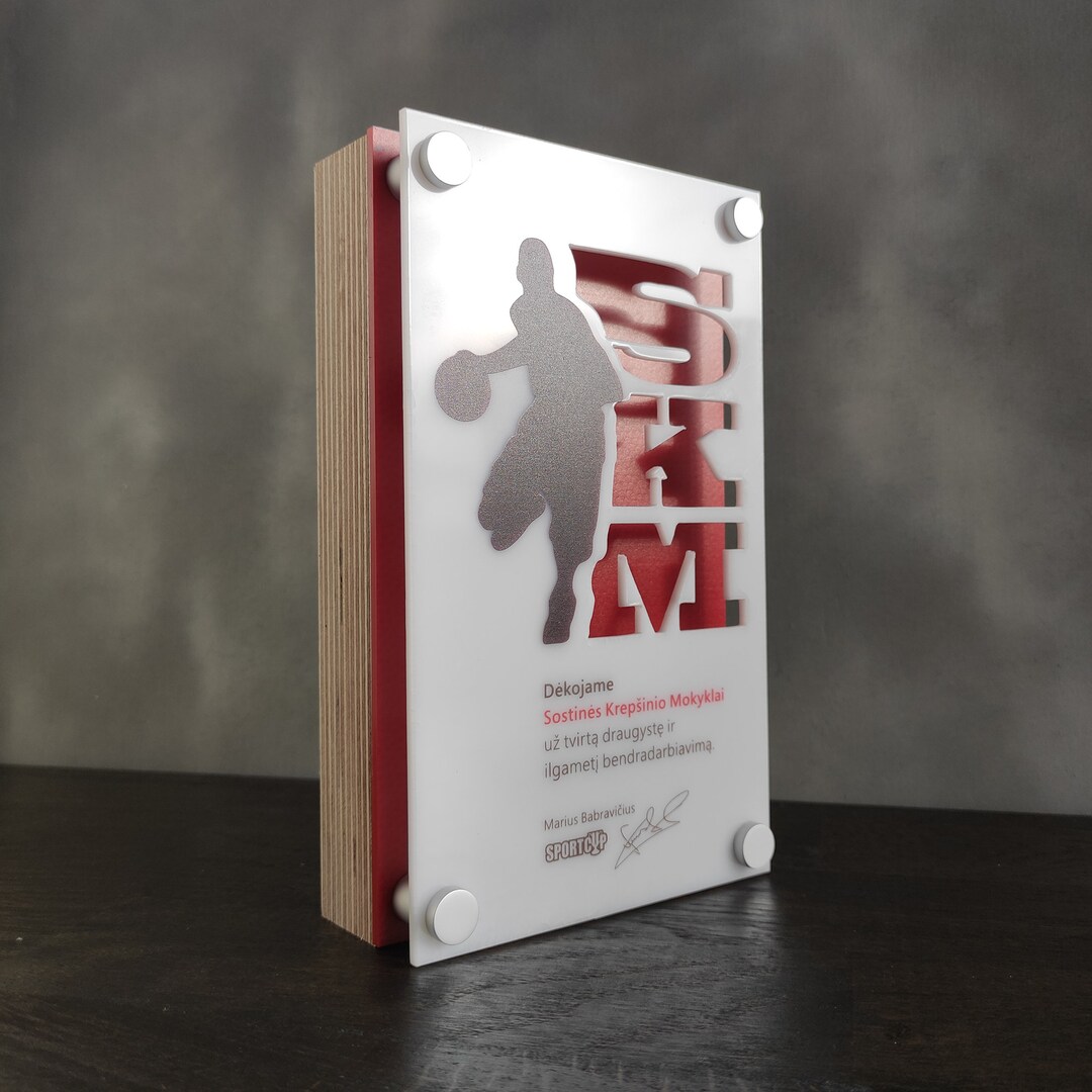 Personalized Engraved Plaque, Bespoke Wood Trophy, Recognition Trophy ...