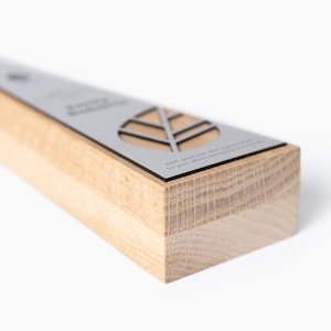 Triangular Personalized Trophy, Pure Oak Award, Bespoke Recognition ...