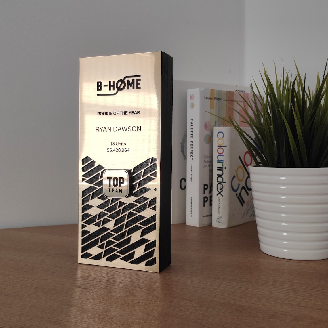 Wooden Trophy for Business Partner or Best Employee - Etsy