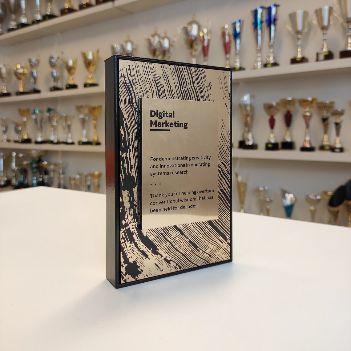 Metal Framed Appreciation Award Personalized Plaque for - Etsy