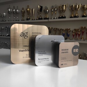 Bespoke Wooden Trophy, Award for the Best Employee, Best Team Prize ...