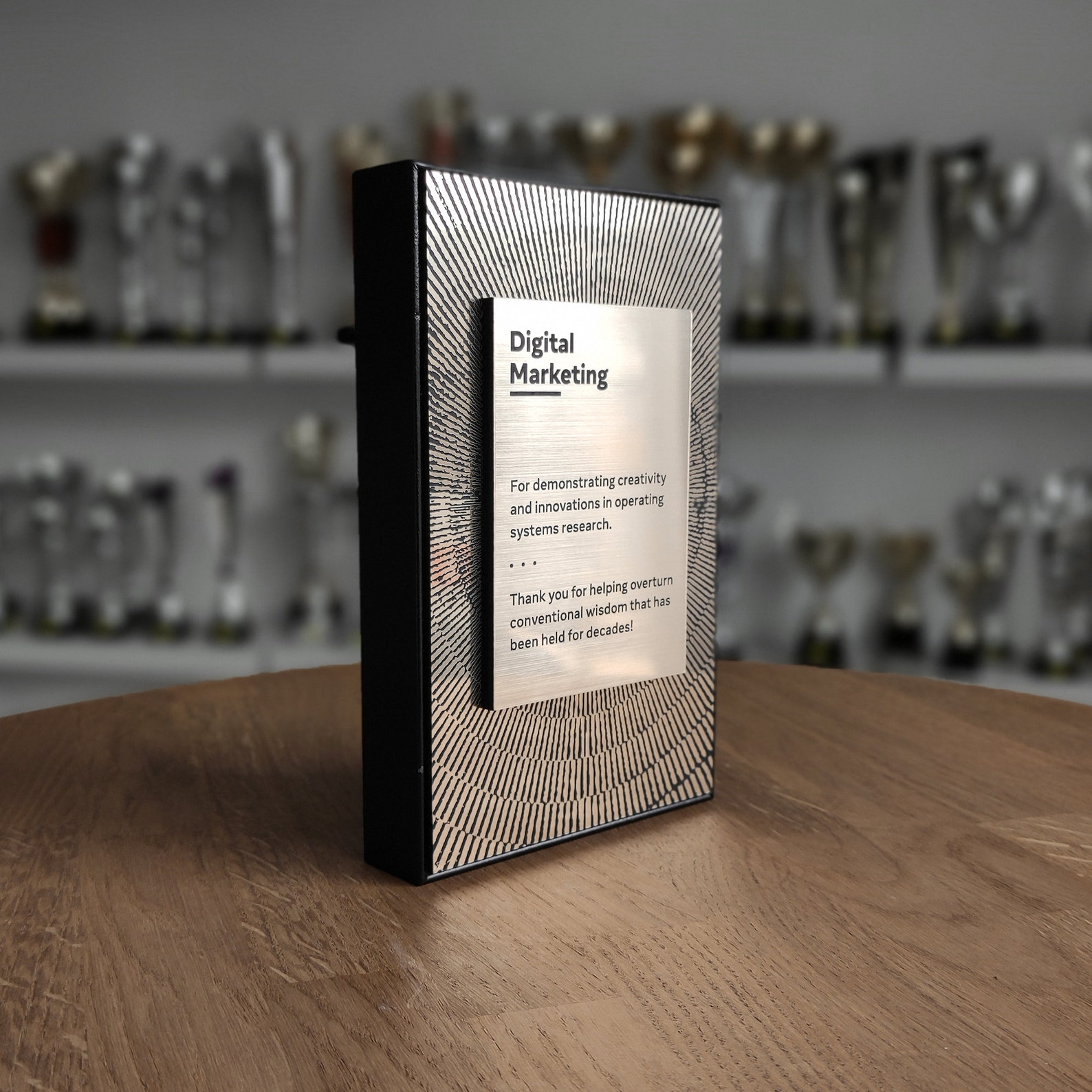 Customizable Recognition Plaque, Personalized Award for Business ...