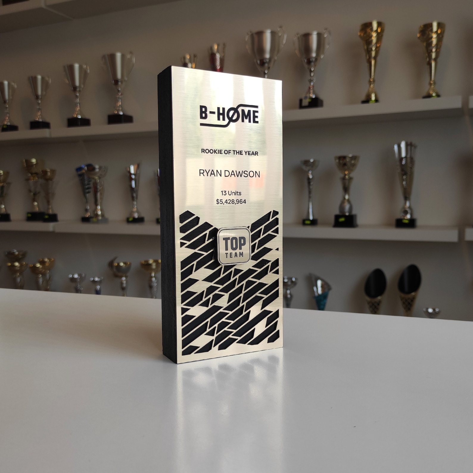 Wooden Trophy for Business Partner or Best Employee - Etsy