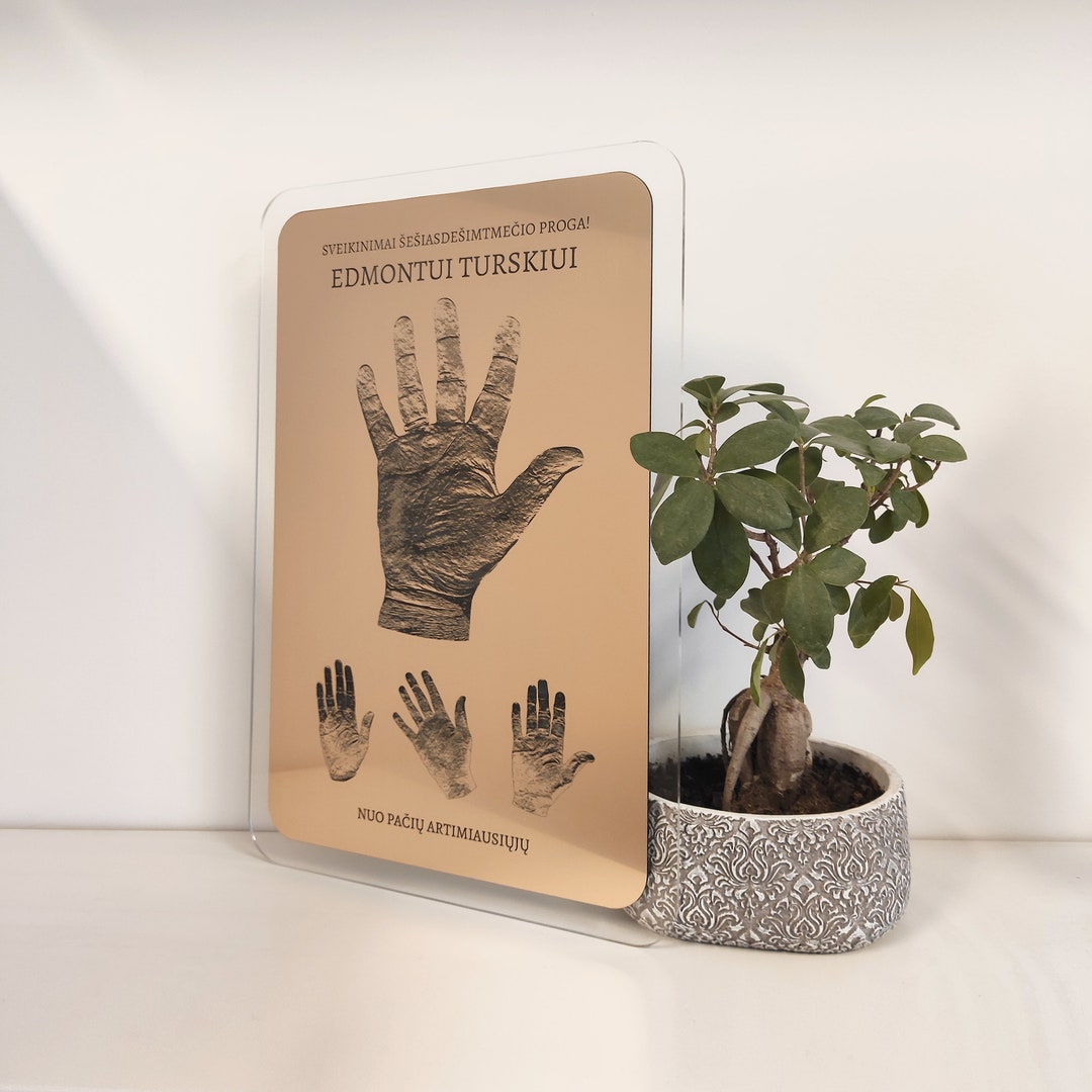 Engraved Family Hands Plaque, Family Hand Prints, Personalized and ...