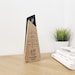 Solid Wooden Trophy, Personalized Irregular Shape Bespoke Award for ...
