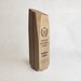 Irregular Shaped Solid Oak Trophy Decorated With UV Print on Front Side ...
