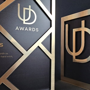 Modern and Unique Wooden Plaque, Laser Engraved Wooden and Acrylic ...