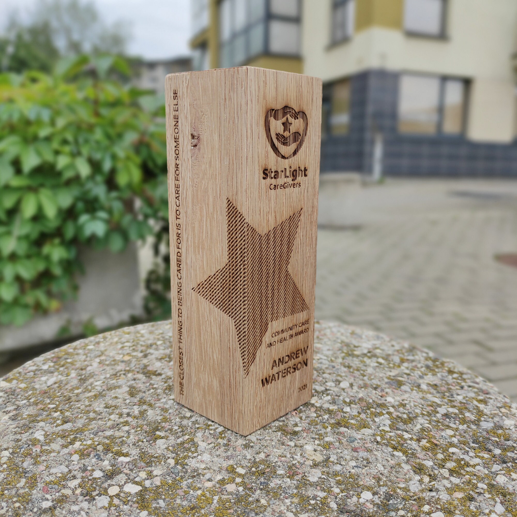 Eco-friendly Trophy Appreciation Award Recognition Wood - Etsy