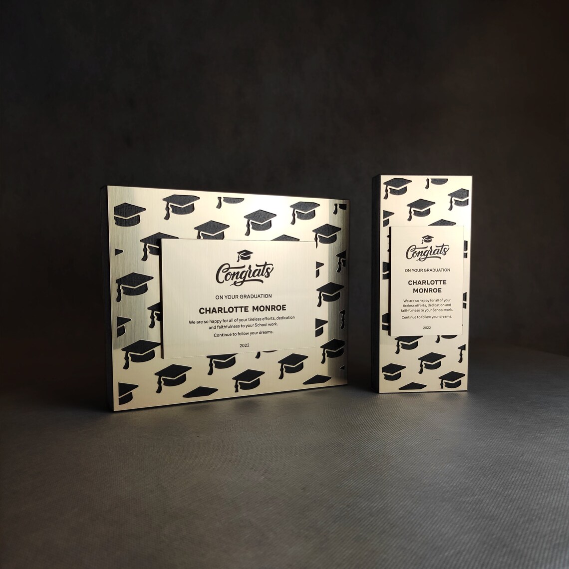 Customizable Engraved Plaque for Graduation Custom | Etsy