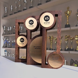 Unique Corporate Trophy, Gift for Business Partner, Best Employee or ...