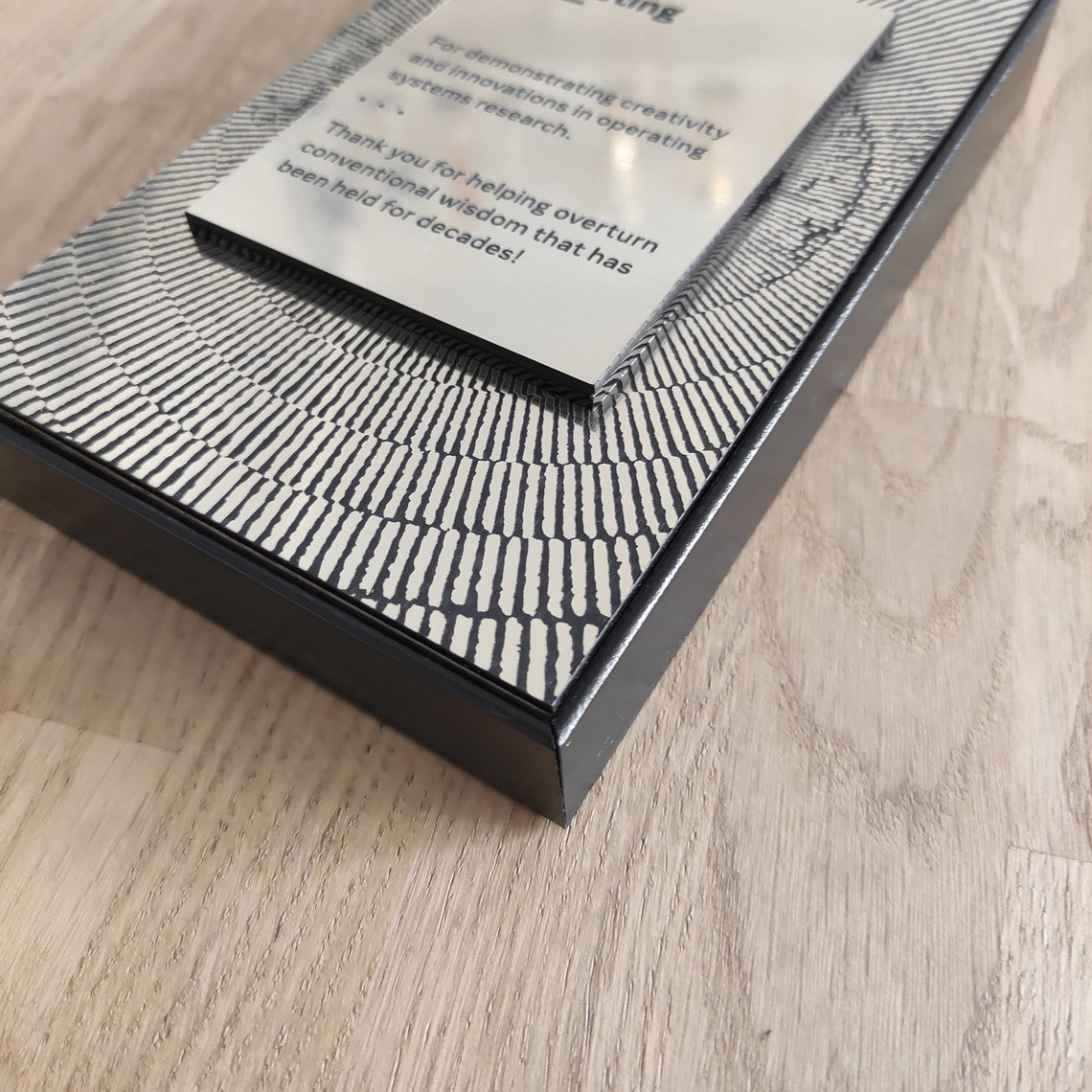 Customizable Recognition Plaque, Personalized Award for Business ...