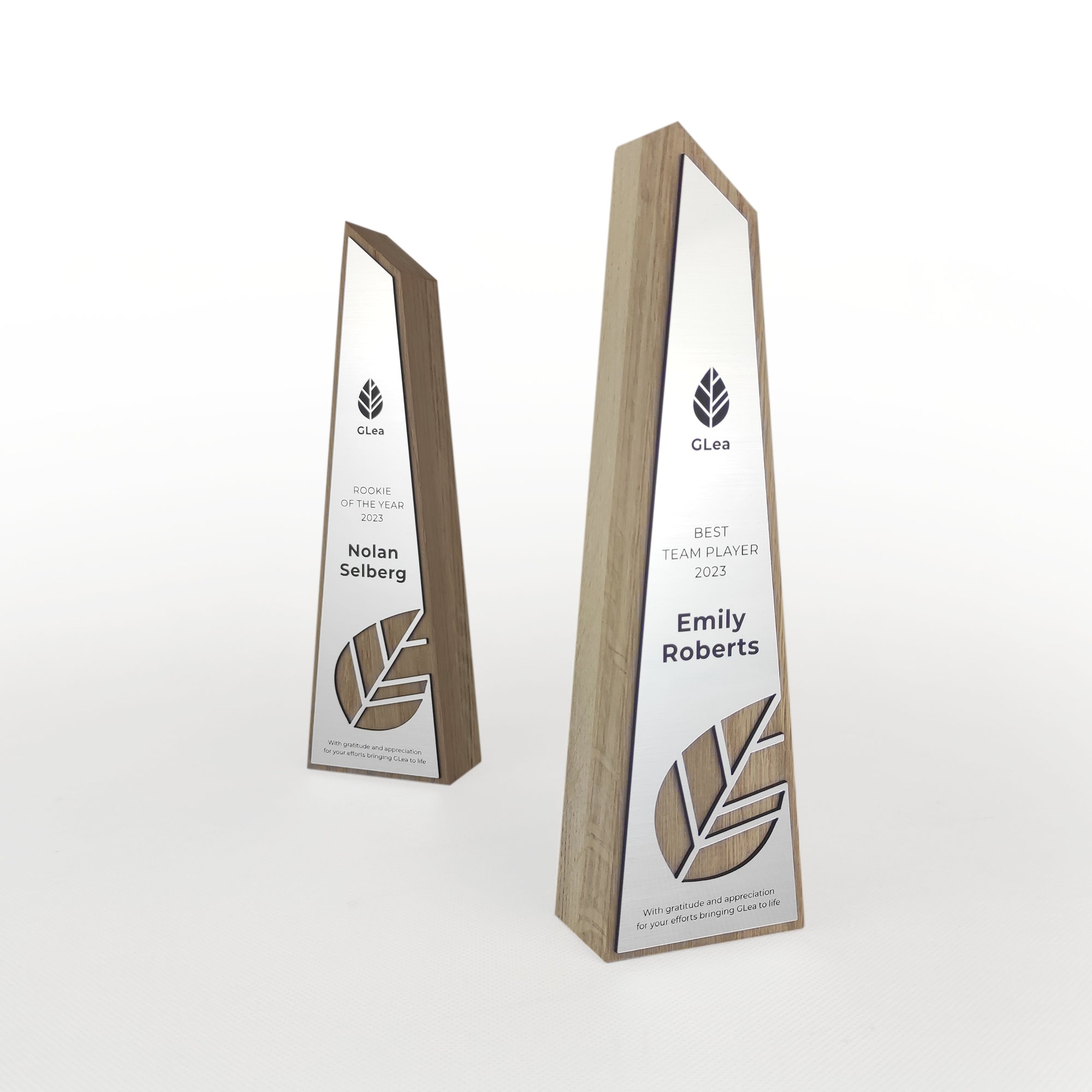 Solid Wood Trophy Achievement Prize Bespoke Recognition - Etsy