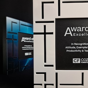 Innovative and Elegant Plywood Trophy Combined With Acrylic ...