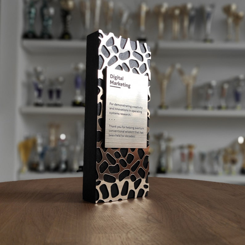 Personalized Engraved Plaque Custom Recognition Award Best | Etsy