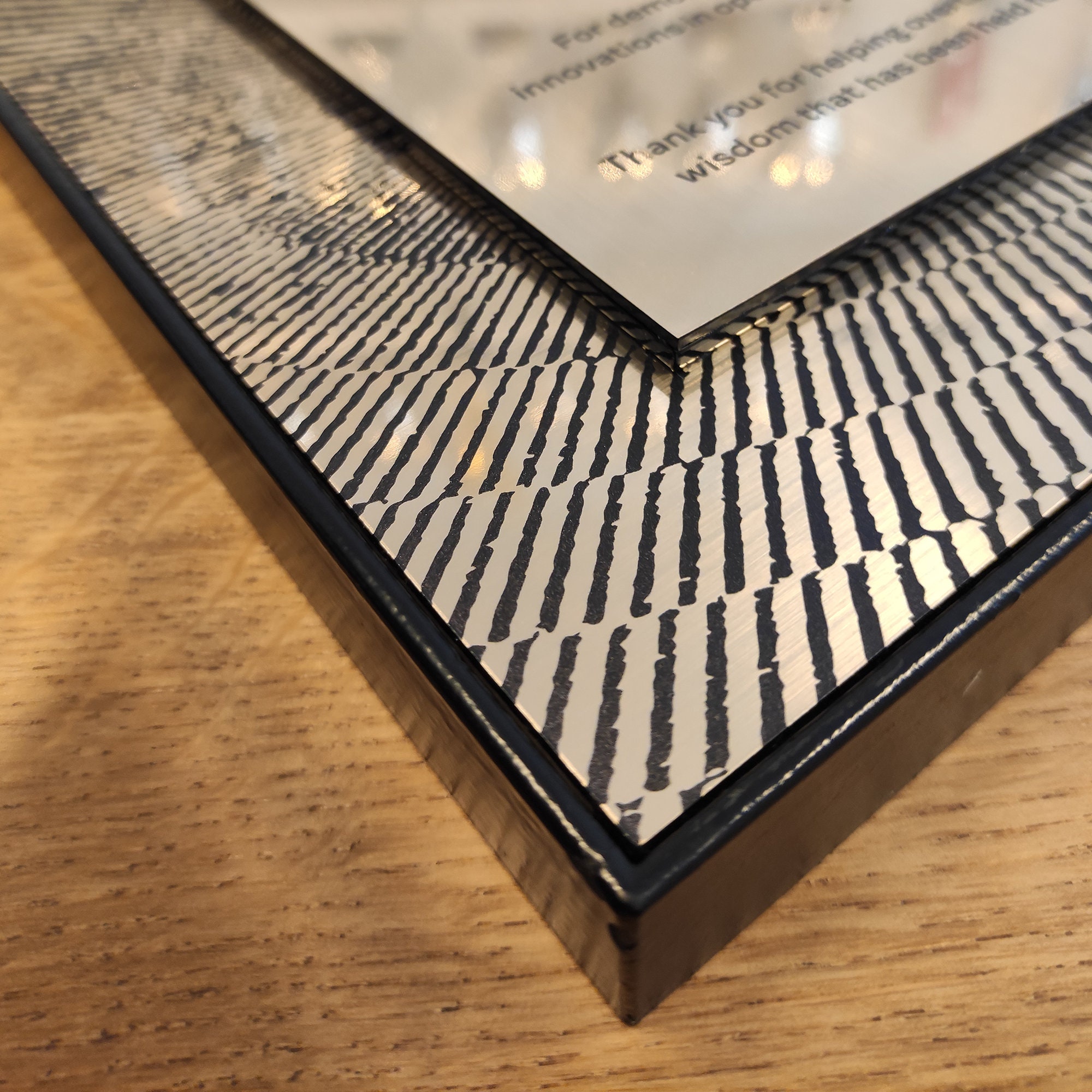 Square Metal Framed Award Bespoke Trophy Coated With UV - Etsy