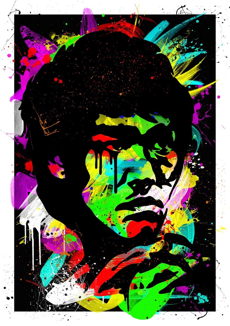 BRUCE LEE Print - Etsy