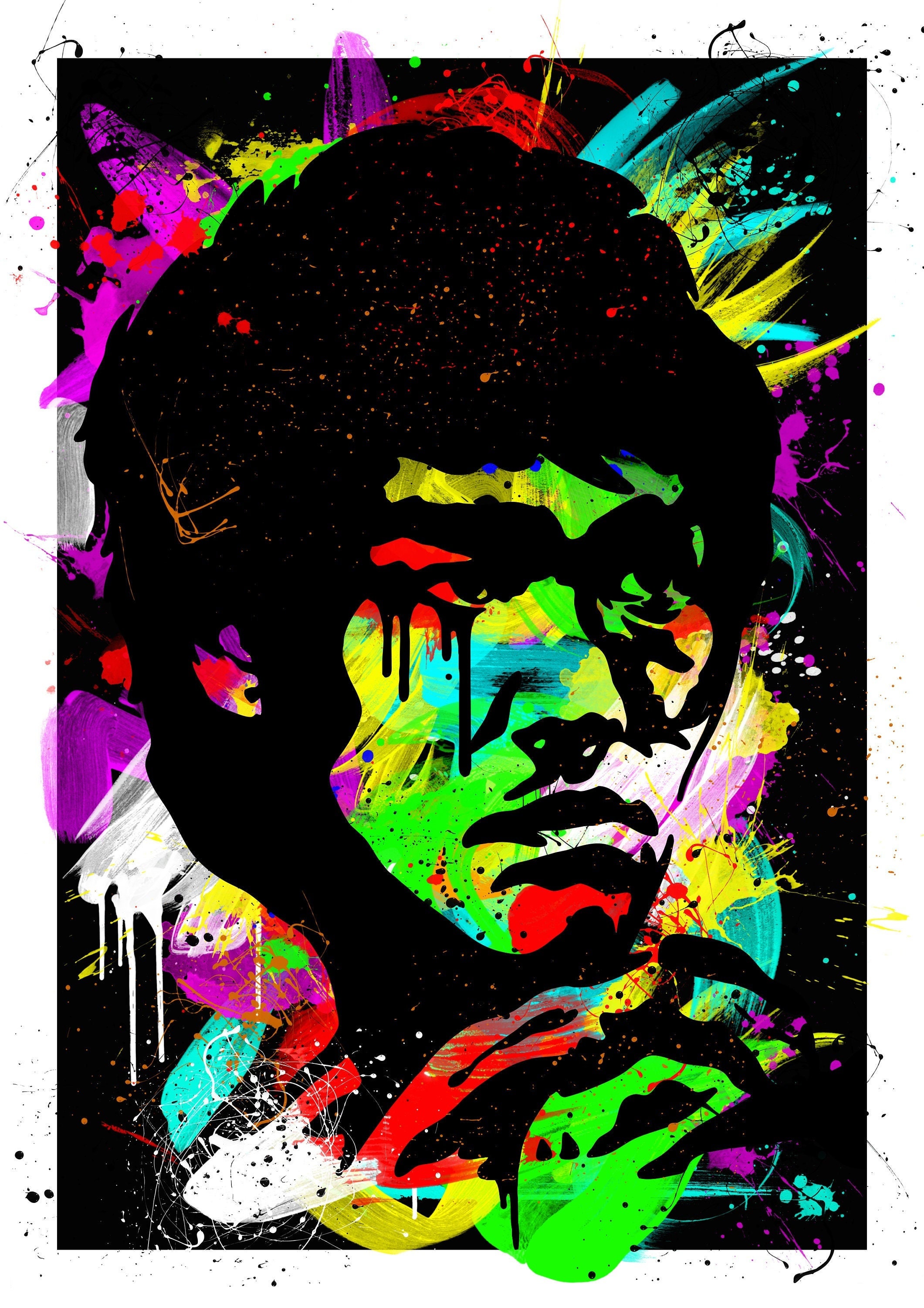 BRUCE LEE Print - Etsy