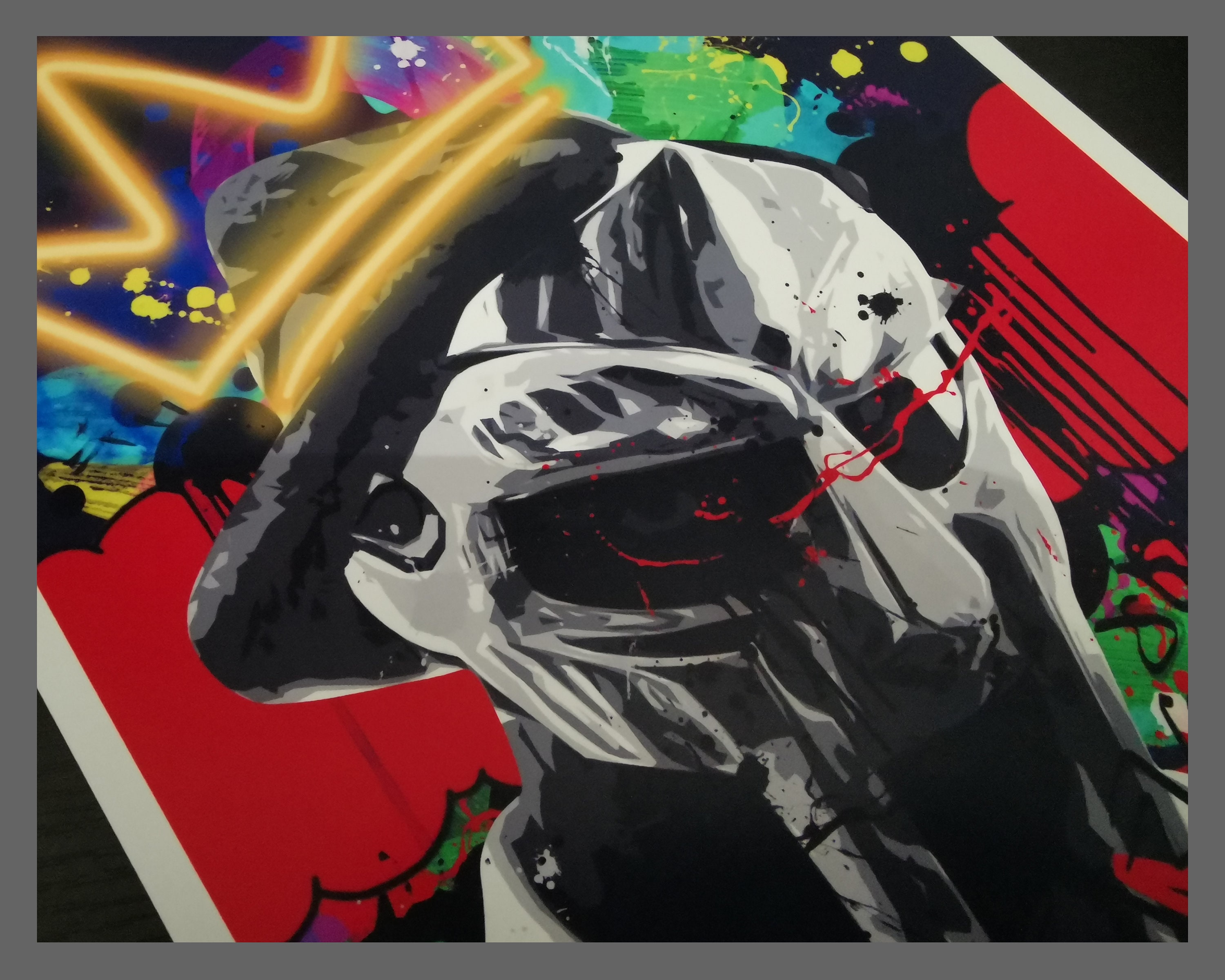 MF DOOM | Wall Art | Digital Painting | Hip Hop Legend - Etsy