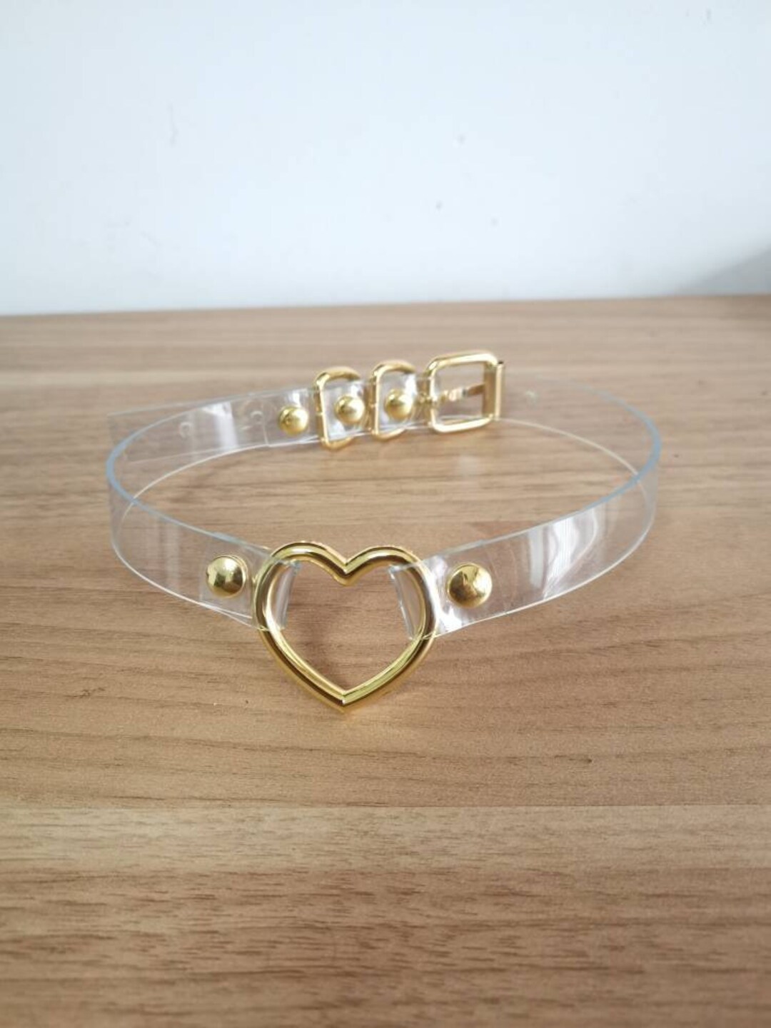 PVC Heart Choker Heart Choker Heart Collar PVC Choker PVC - Etsy