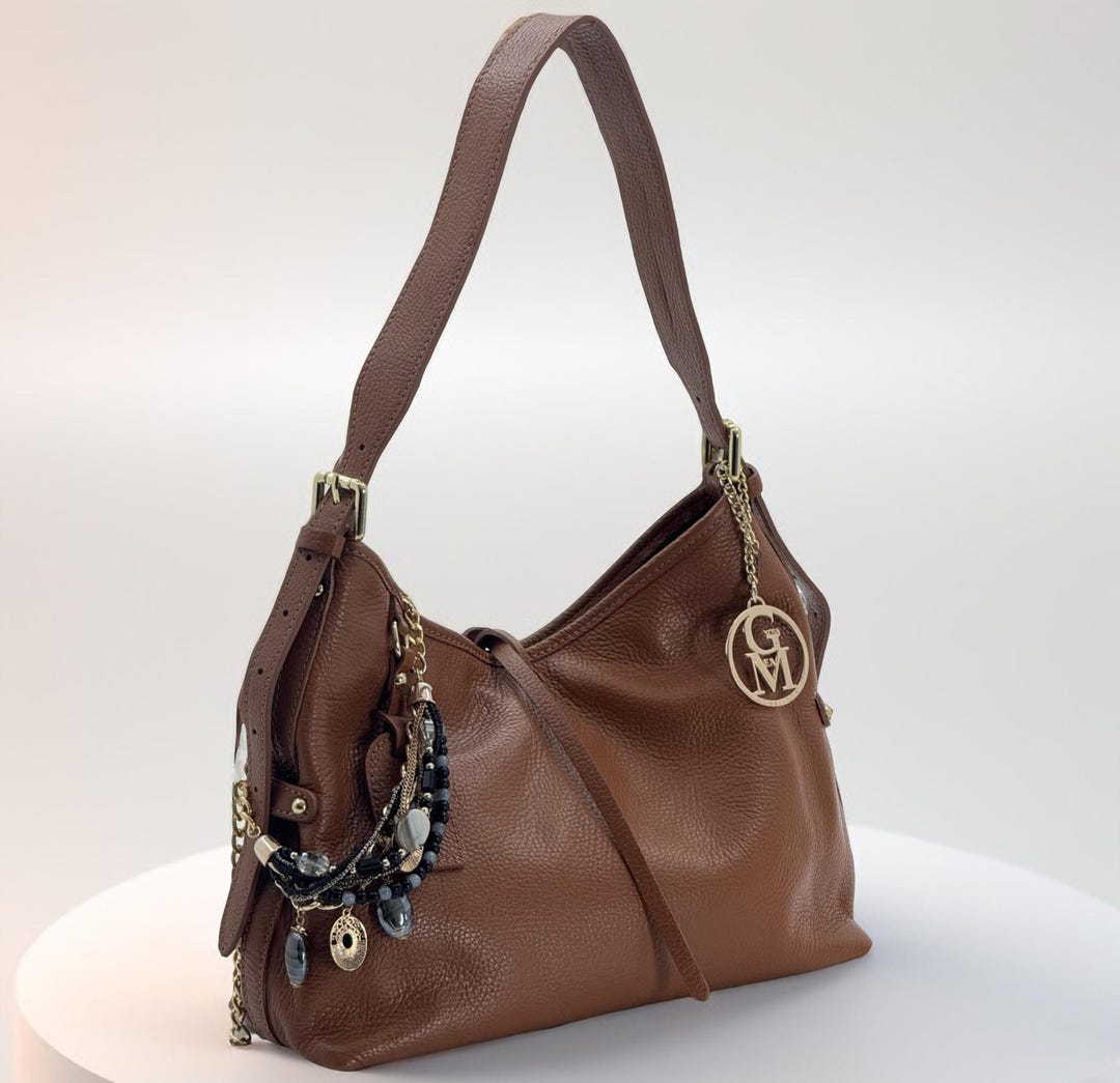 Made in Italy RAF. CATS Genuine Leather Bag by GYOIAMEA Elegant and ...