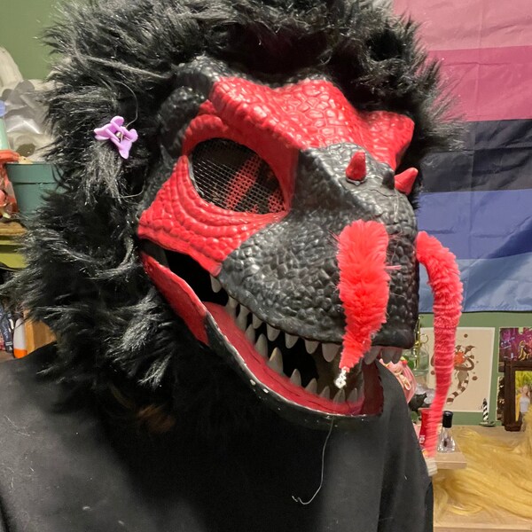Dino Mask - Etsy