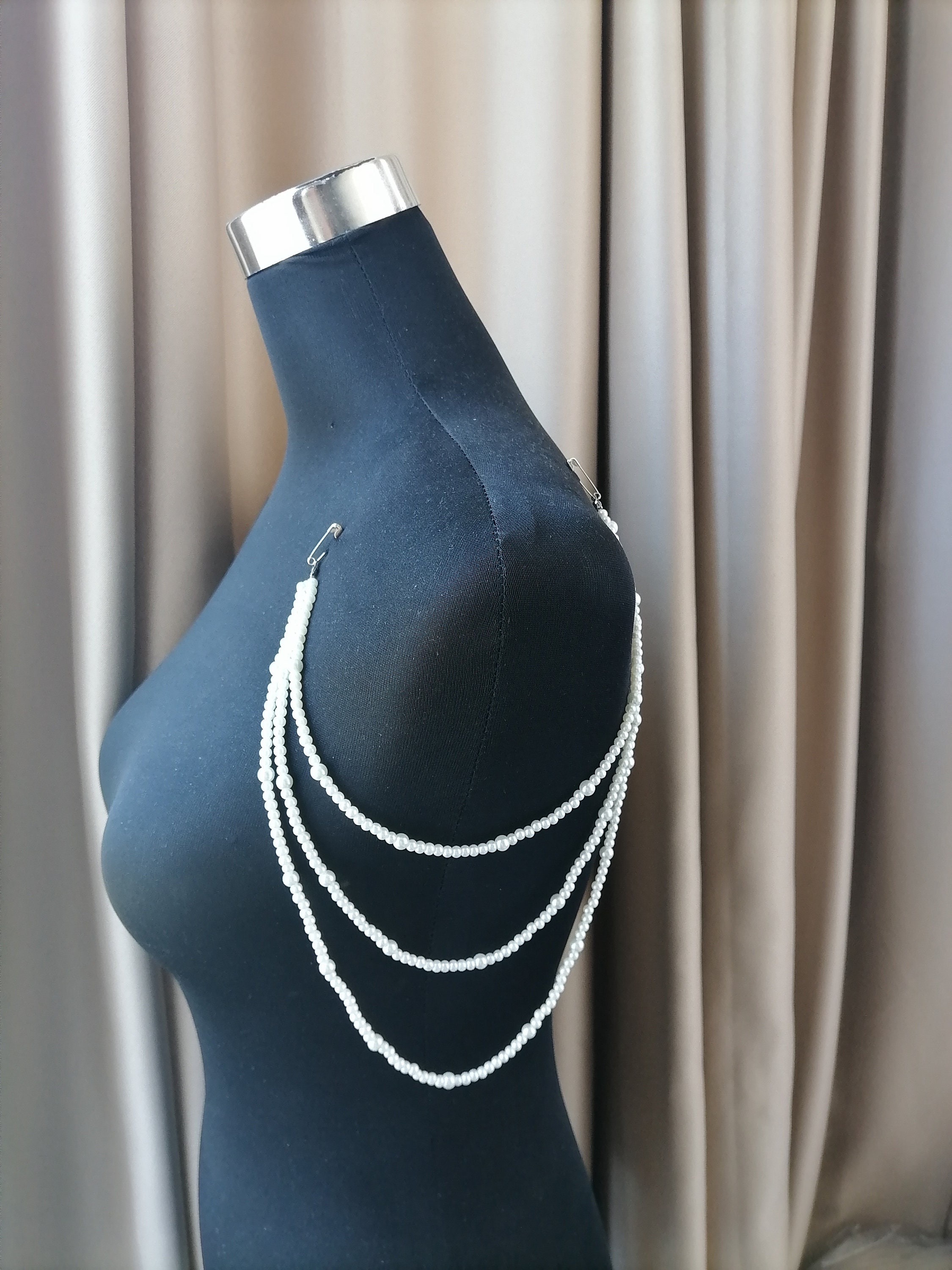 Pearl Detachable Strap for Wedding Dress,bridal Shoulder Epaulettes ...