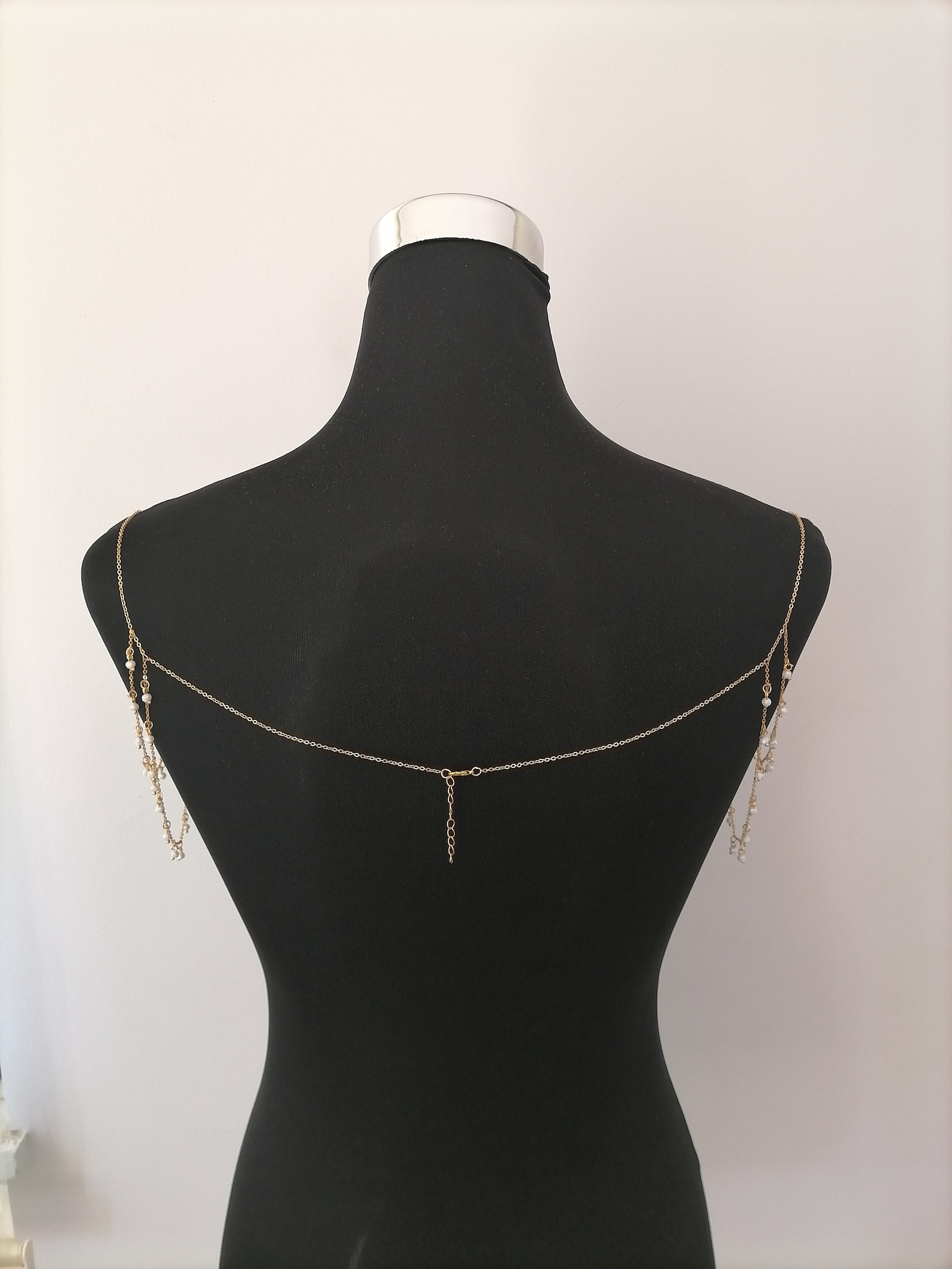 Shoulders Chain,body Jewelry,shoulders Beads Chain, Body Chain,layered ...