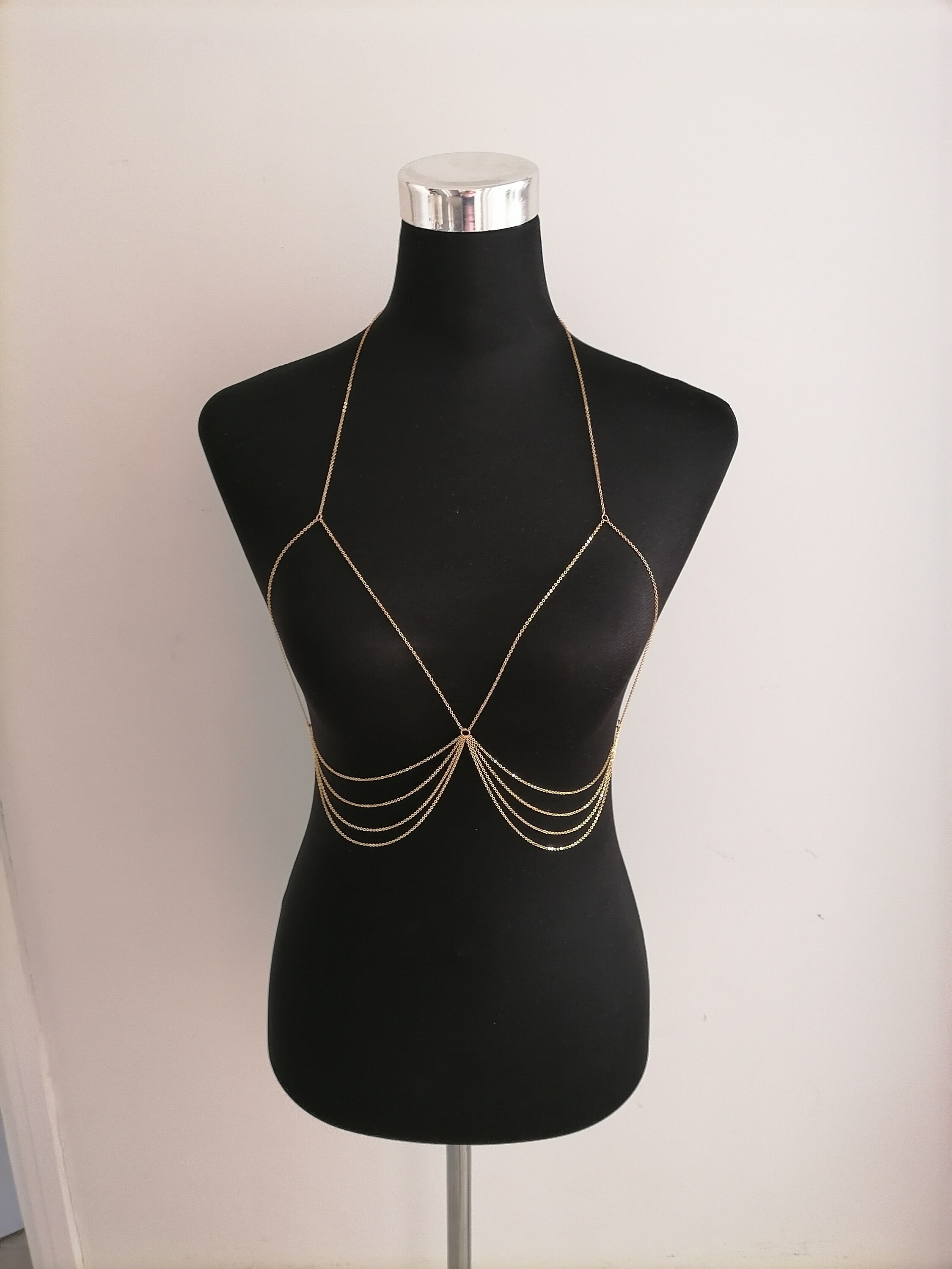 Body Chain Bralette,sexy Body Chain,bra Jewelry,belly Chain,harness ...