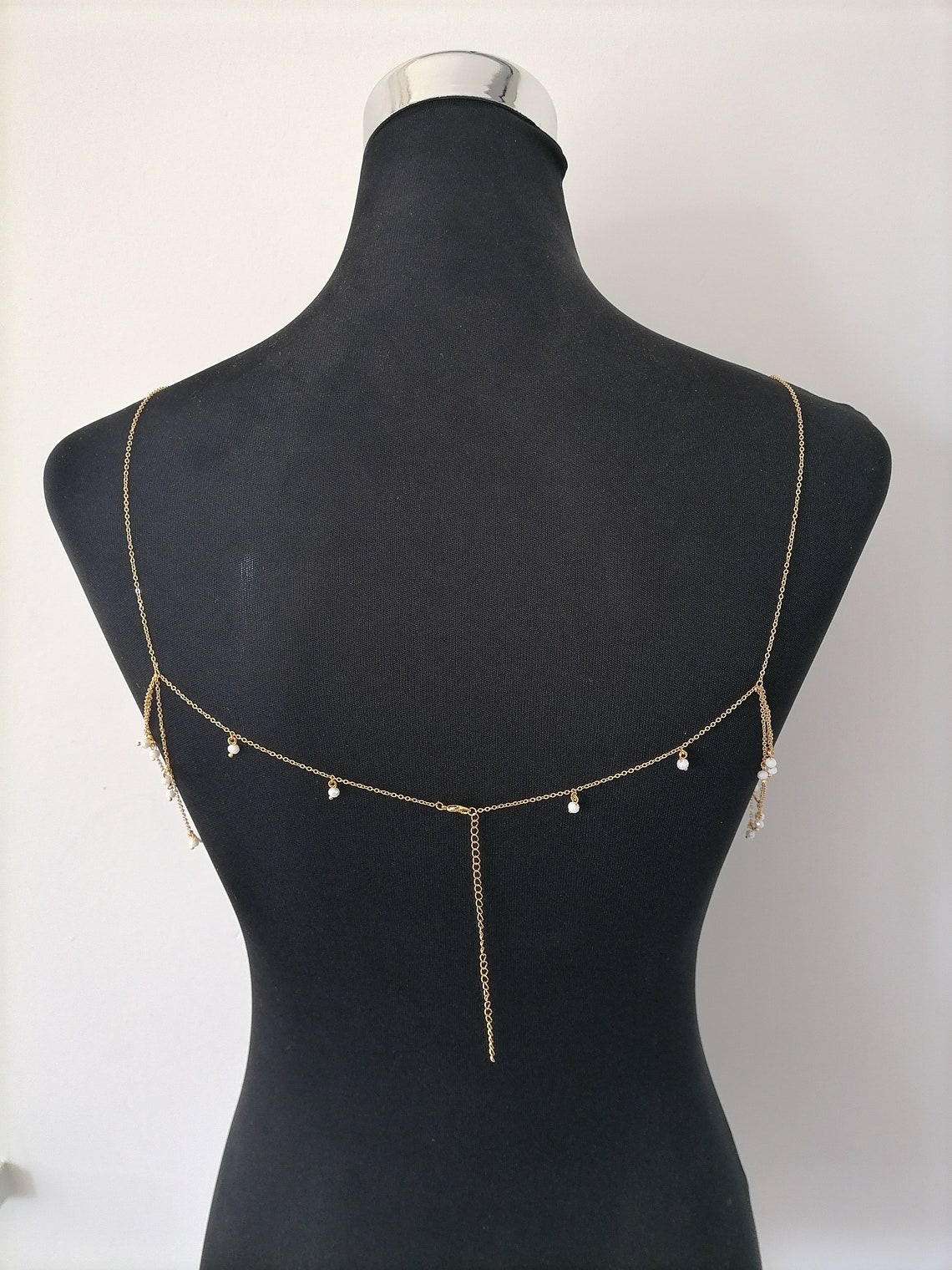 Shoulders Chain,body Jewelry,shoulders Beads Chain, Body Chain,layered ...