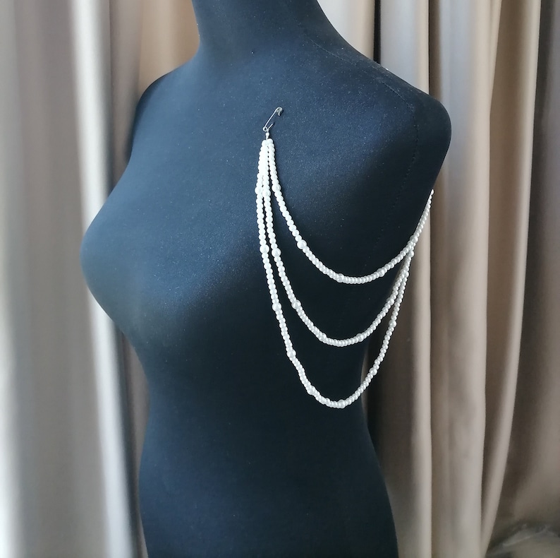 Pearl Detachable Strap for Wedding Dress,bridal Shoulder Epaulettes ...