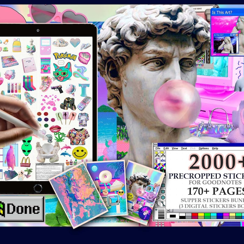 Vaporwave Sticker - Etsy