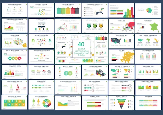 2000+ PowerPoint Presentation Template Instant Download Big Business ...