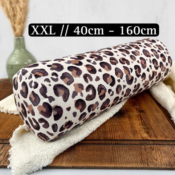Leopard Bolster Pillow - Etsy