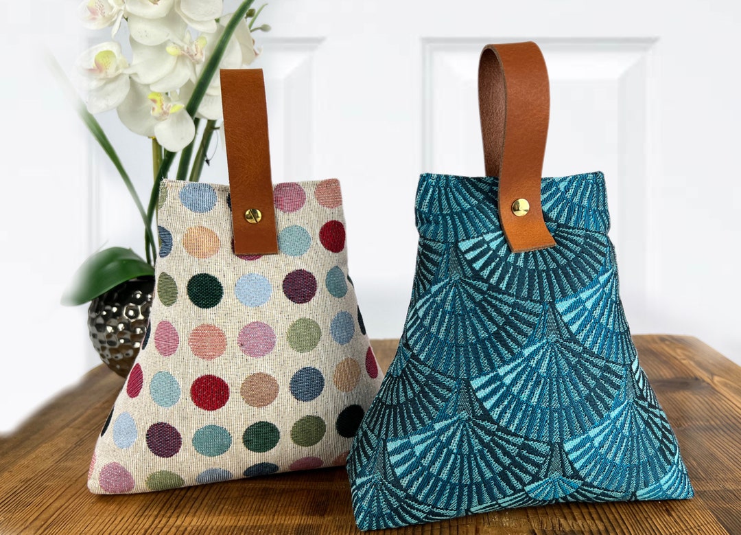 Designer Doorstop Including Filling Leather Straps Handmade Heavy ...