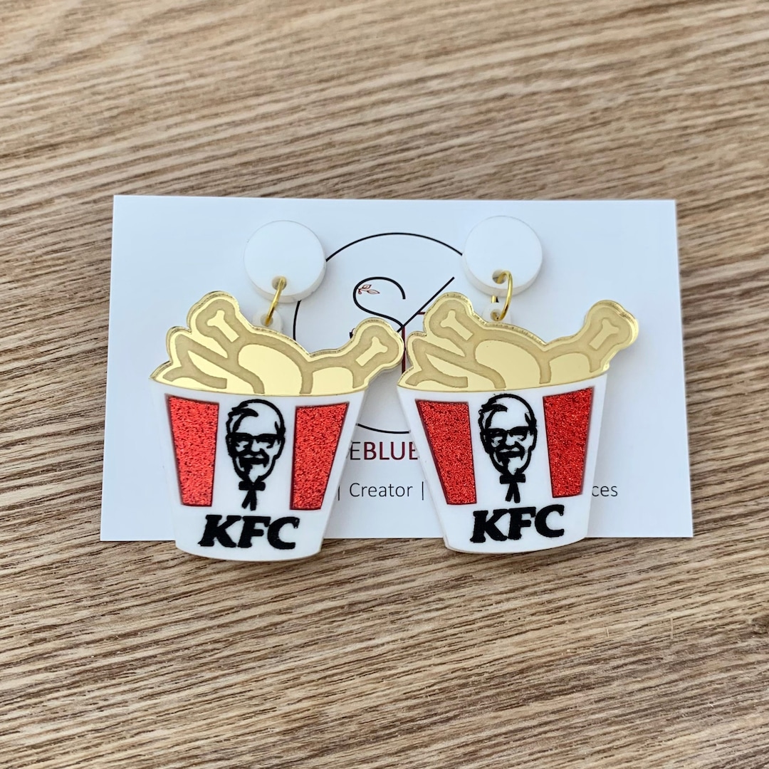 KFC Dangle Earrings - Etsy
