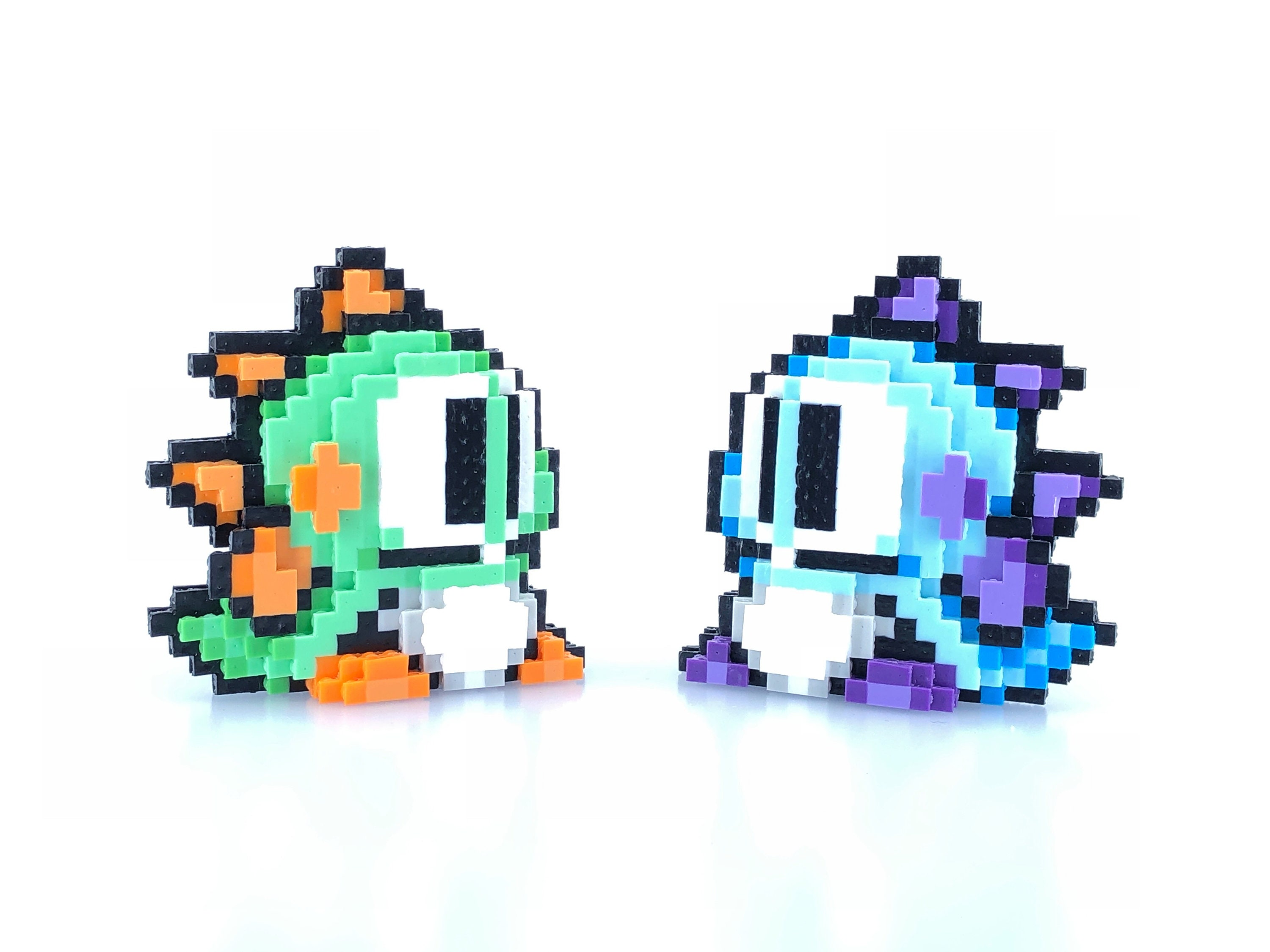 Bub Figure 3D Standup Bubble Bobble Bust-a-move Inspired - Etsy