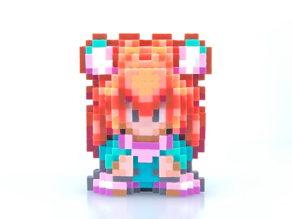Popoi Sprite 3D Figure 3D Standup Secret of Mana Seiken - Etsy