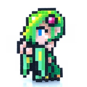 Rydia Figure 3D Figure - Final Fantasy IV 4 Inspired - Bead Sprite ...