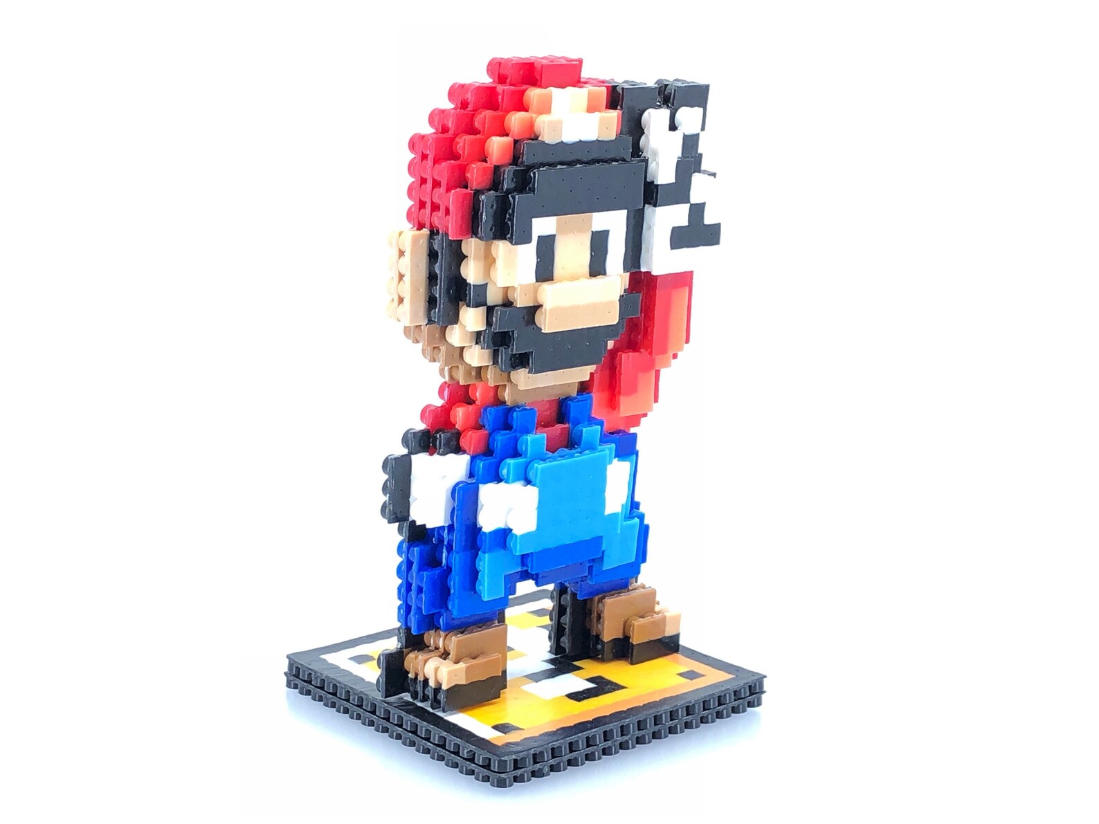 Mario Figure 3D Perler Beads Super Mario World SNES | Etsy