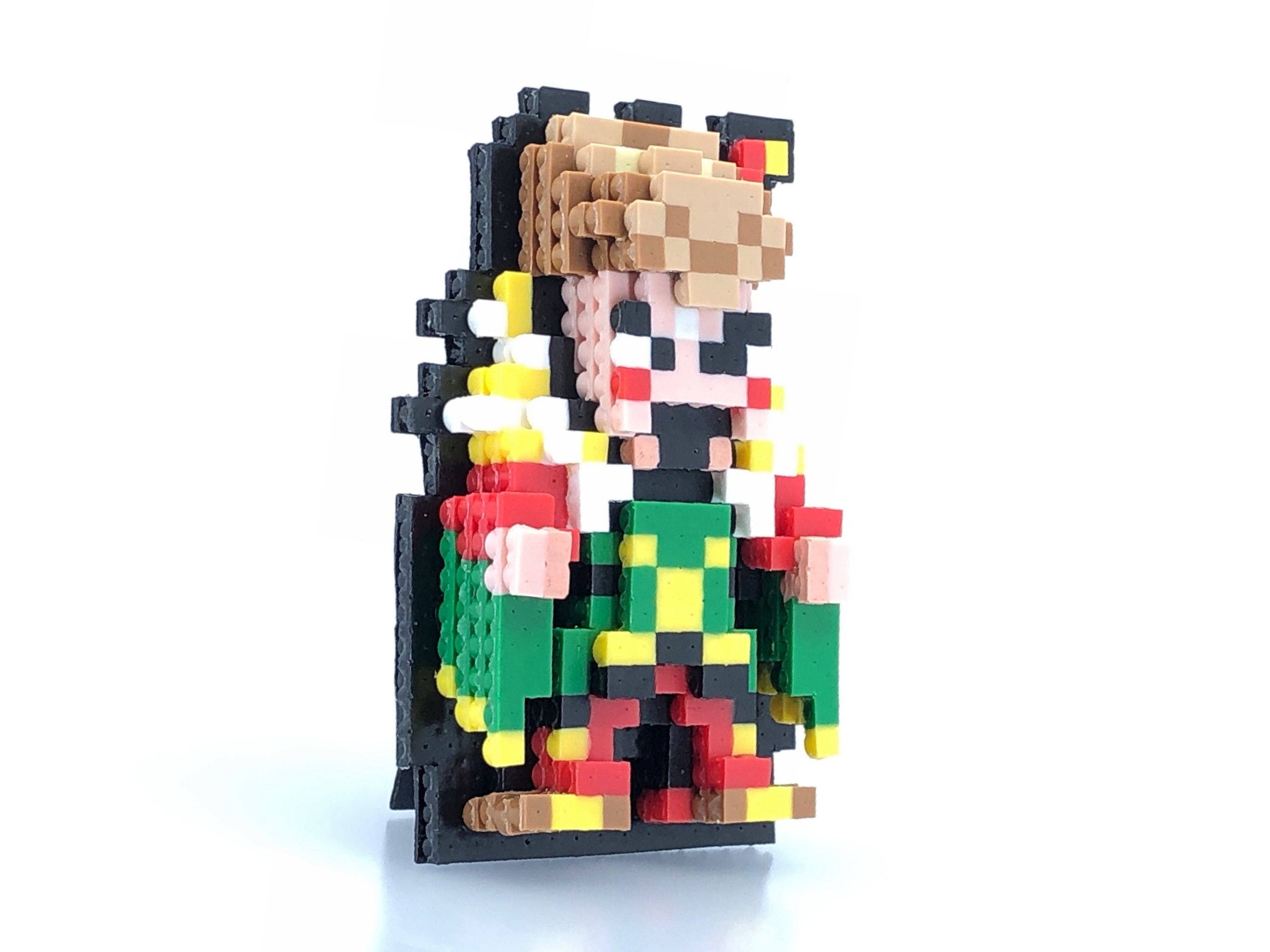 Kefka Figure 3D Standup Final Fantasy VI 6 Inspired Pixel - Etsy UK