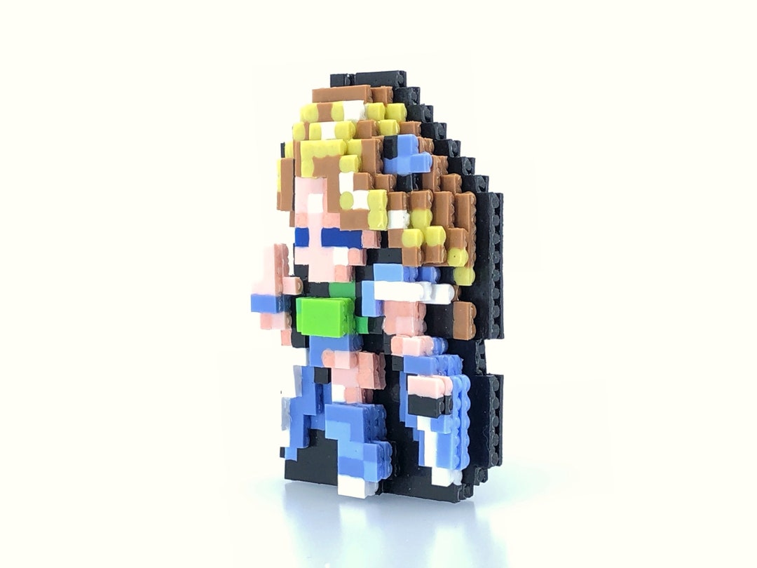 Celes 3D Perler Figure Standup - Final Fantasy VI 6 Inspired - Pixel ...