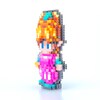 Treble Perler 3D Pixel Art Megaman Inspired 3D Standup Bead Sprite ...