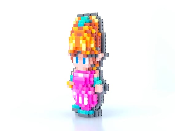 Primm Sprite 3D Figure Standup Girl Secret of Mana Seiken | Etsy