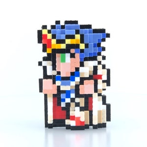 Cecil Figure 3D Standup - Final Fantasy IV 4 Inspired - Pixel Art ...